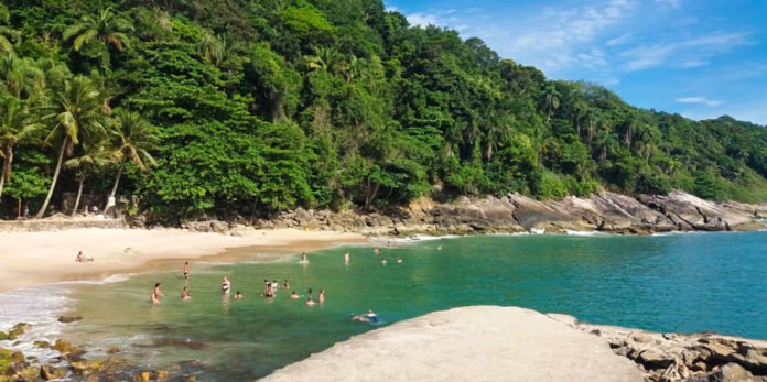 Praia do Éden, paraíso escondido no Guarujá NATURAM